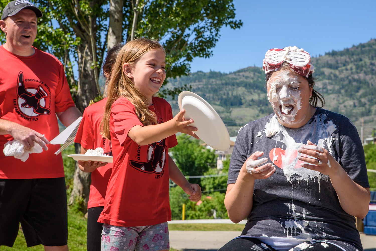 VIDEO: Osoyoos Elementary's Julie Dias takes 20 pies in the face for a ...