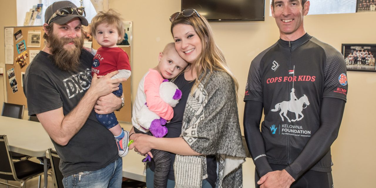 Cops for Kids meet Mader family before dinner at Elks - TimesChronicle.ca