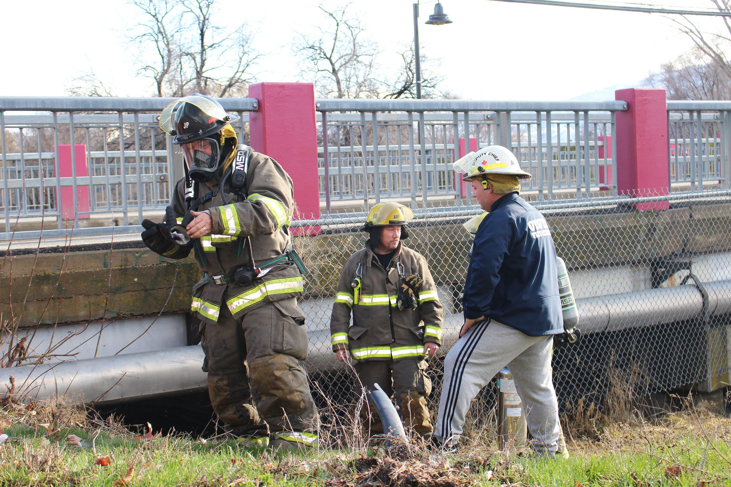 Fire department responds to fire under bridge - TimesChronicle.ca