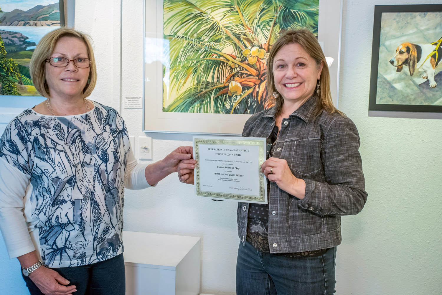 Summerland artist Diane Bennett-Way takes first prize again at Osoyoos ...