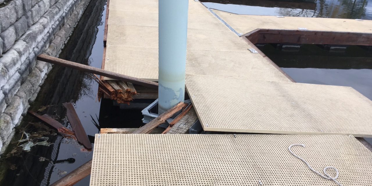 Town’s marina damaged by shifting ice - TimesChronicle.ca