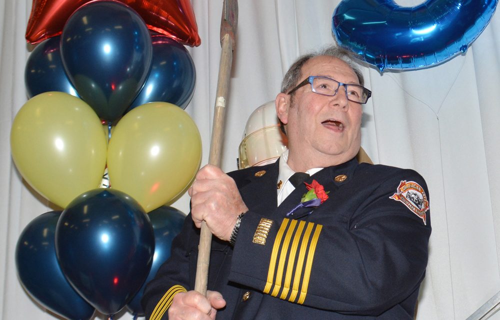 Haddow honoured after 50 years as fire chief - TimesChronicle.ca