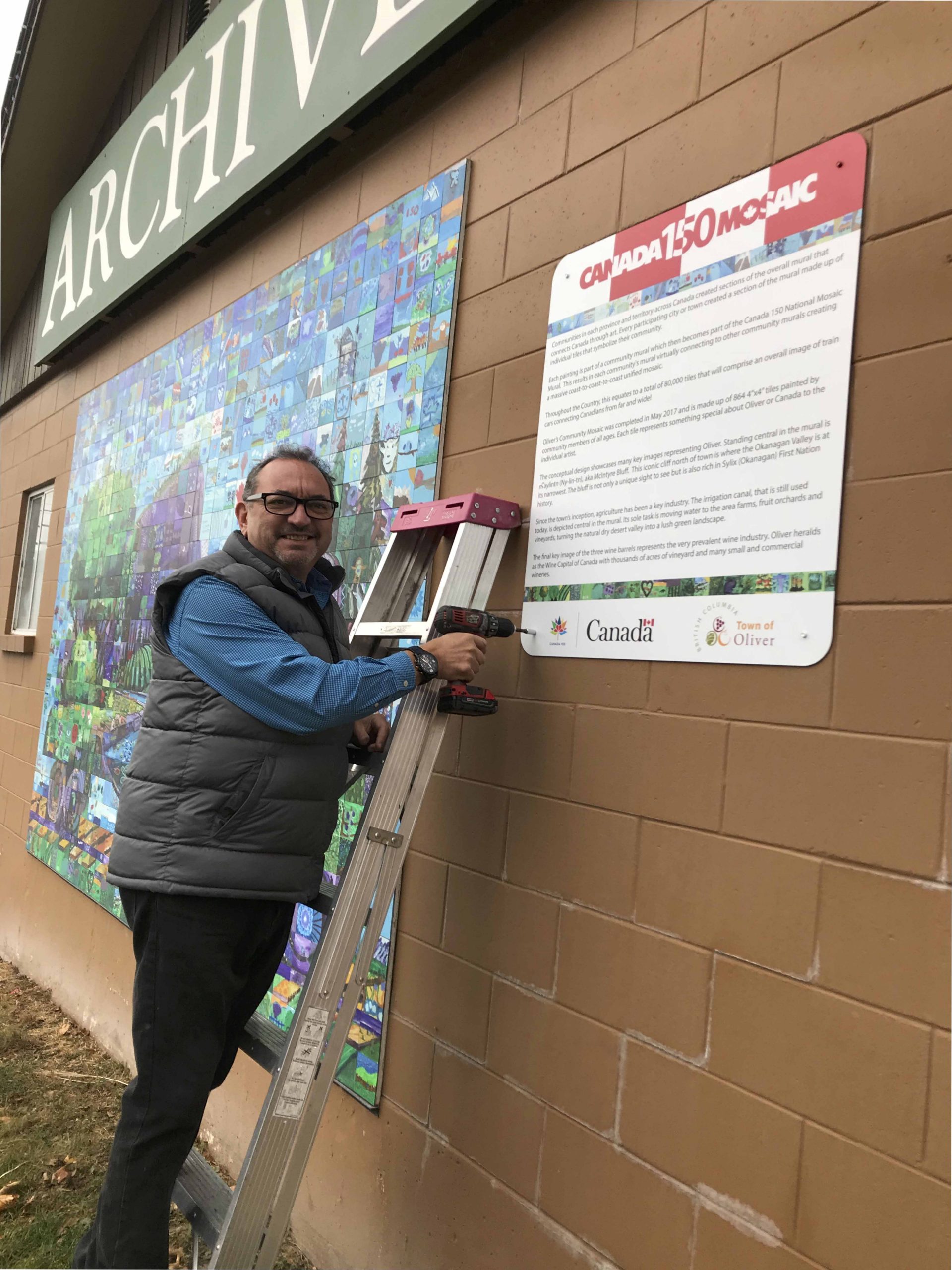 Canada 150 mural acknowledged with new recognition signage ...