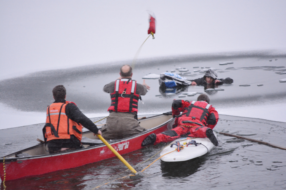 Youth pulled from lake after falling through ice - TimesChronicle.ca
