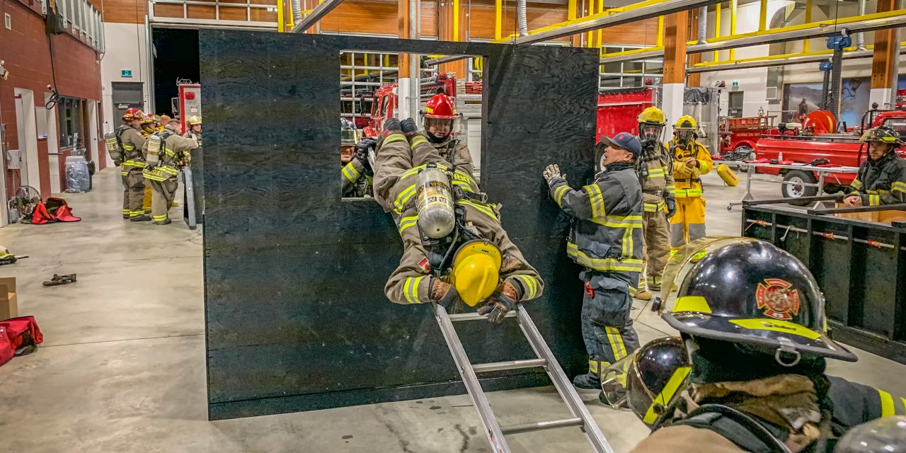 'Critical' training covers locating and rescuing entrapped firefighters ...