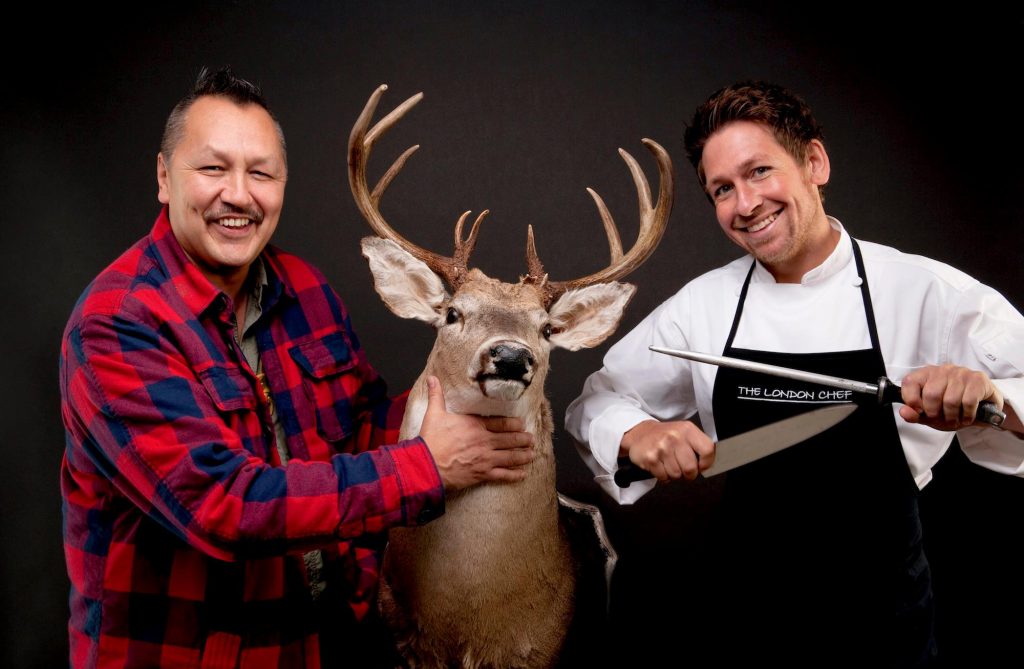 First Nations bush cook prepared moose meat this summer at Spirit Ridge ...