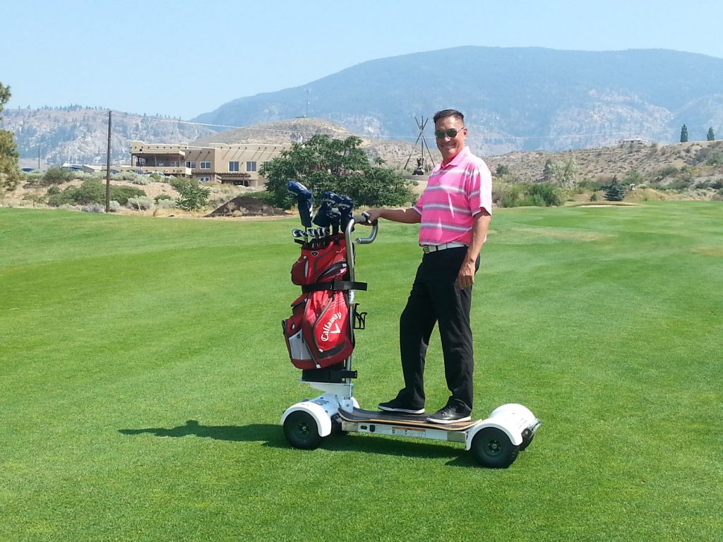 GolfBoards revolutionary new way to transport golfers around the course ...
