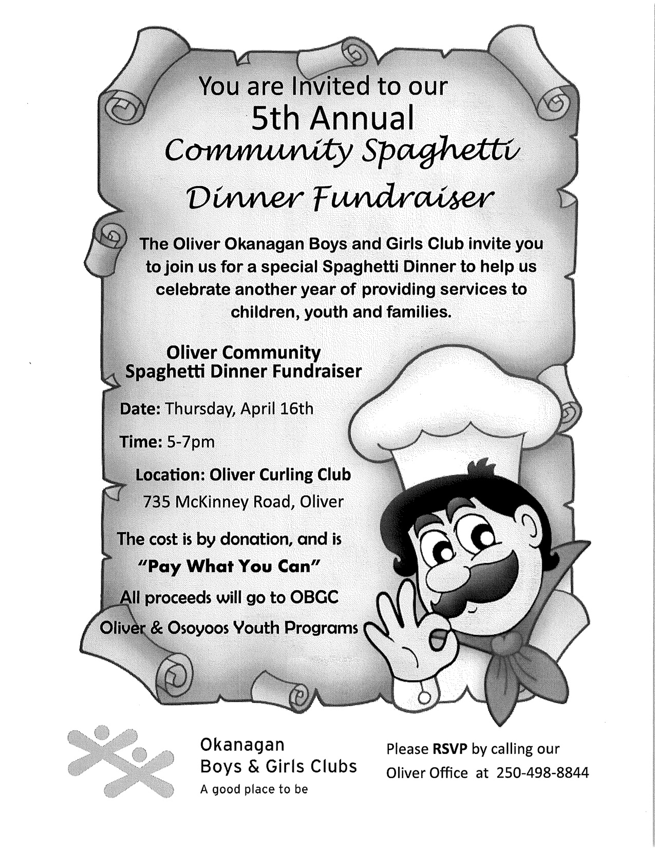 Community Spaghetti dinner this evening - TimesChronicle.ca