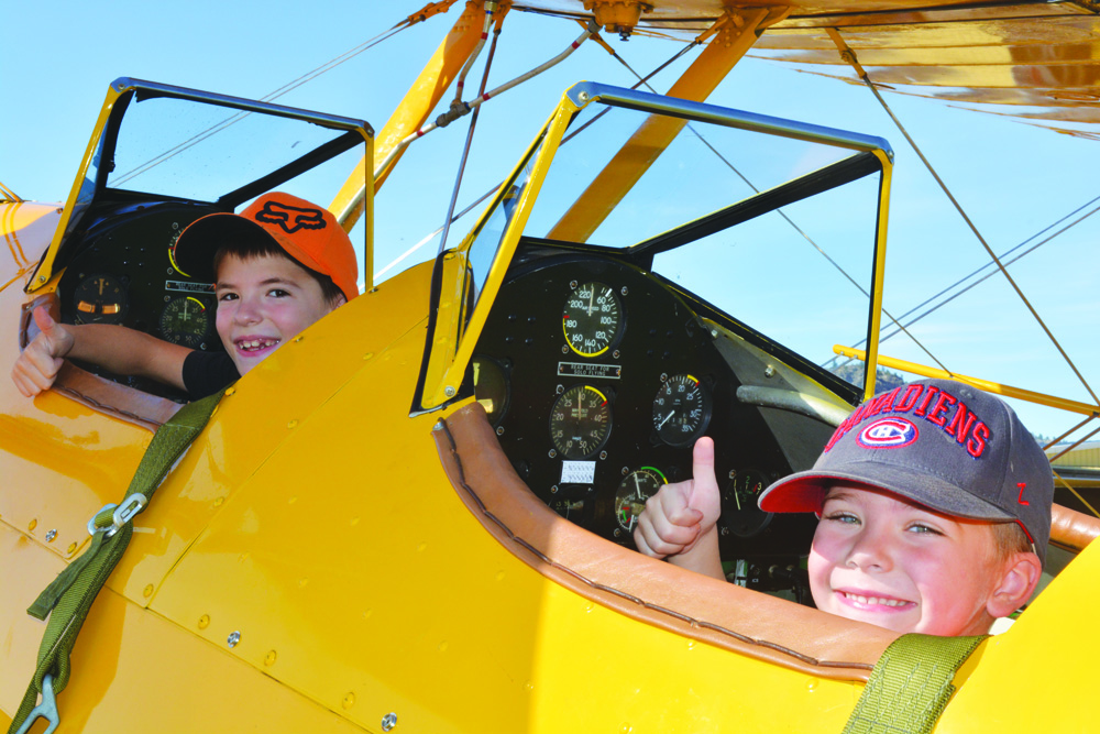 Open cockpit adventure highlight of Warbirds stop in Oliver ...