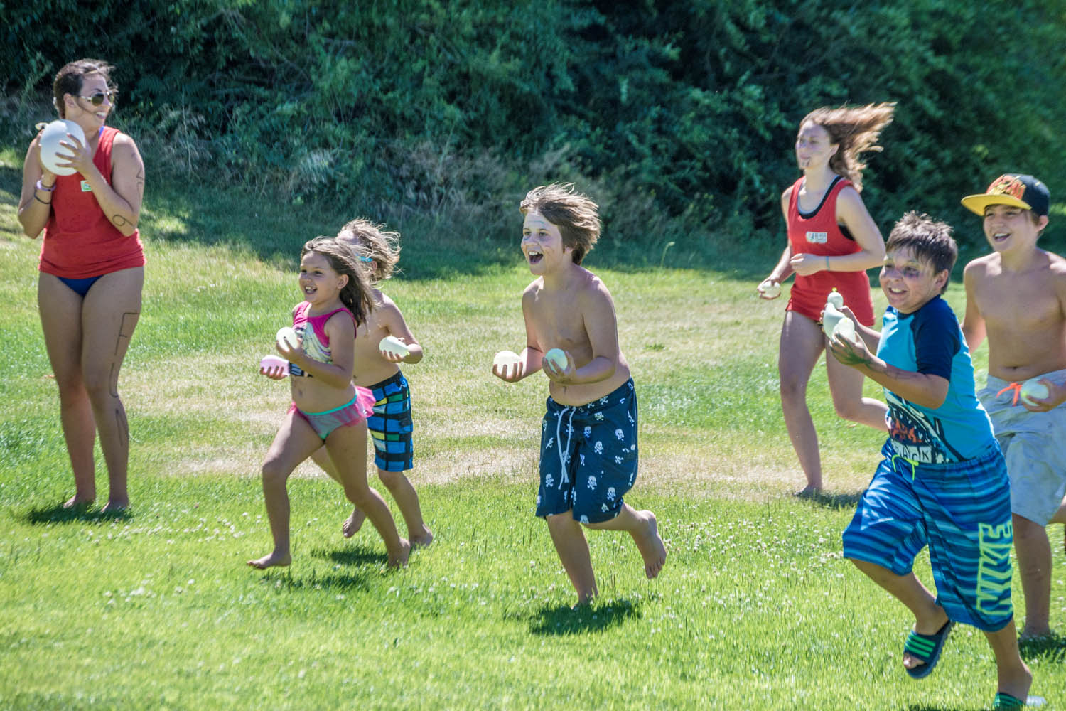 Summer Fun: A water fight and a trip to the market - TimesChronicle.ca