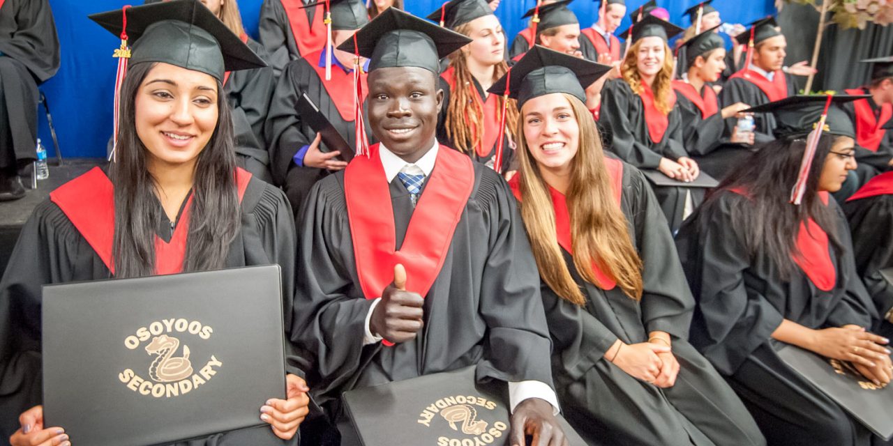 Students at Osoyoos Secondary School celebrate graduation 2014 ...