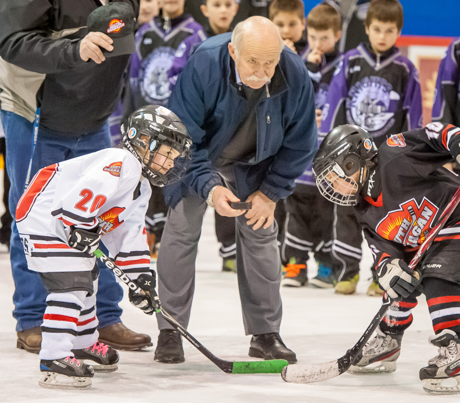 Jim Harrington thrilled to drop puck at Atom Fiesta - TimesChronicle.ca