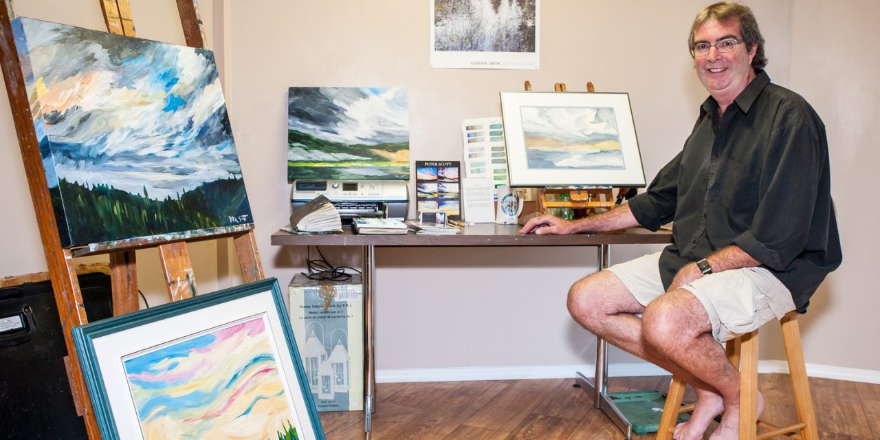 Osoyoos painter Peter Scott opens show in Penticton - TimesChronicle.ca