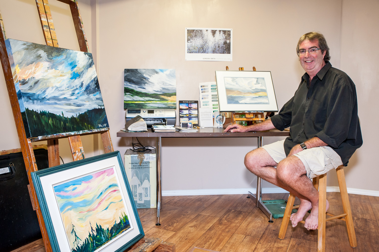 Osoyoos painter Peter Scott opens show in Penticton - TimesChronicle.ca