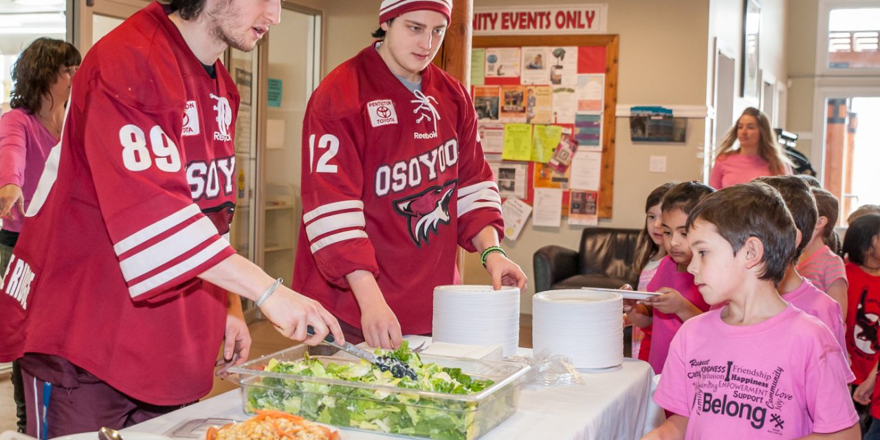 OES students wear pink to anti-bullying lunch - TimesChronicle.ca