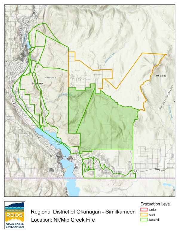 RDOS rescinds alert as rain delays hand ignitions - TimesChronicle.ca