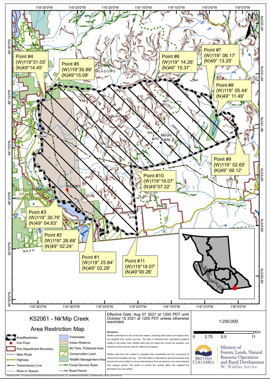 Evacuation orders rescinded to alert for Nk'Mip Wildfire ...