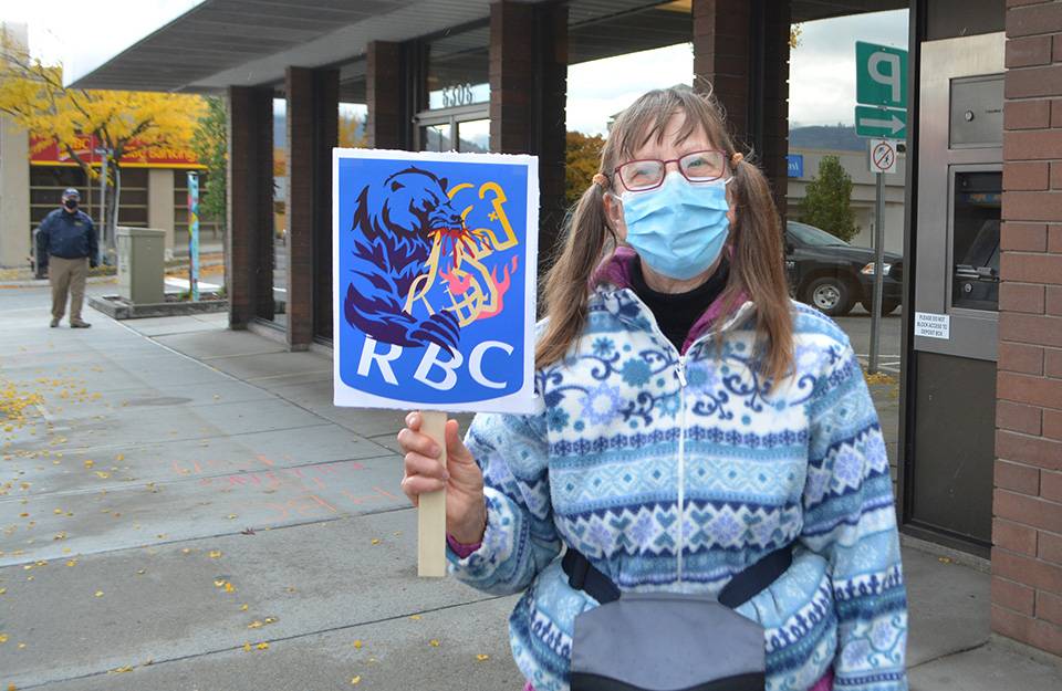 RBC protester spreads the word - TimesChronicle.ca