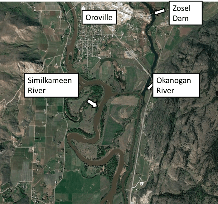 High Similkameen River flows cause Okanogan River to reverse direction ...