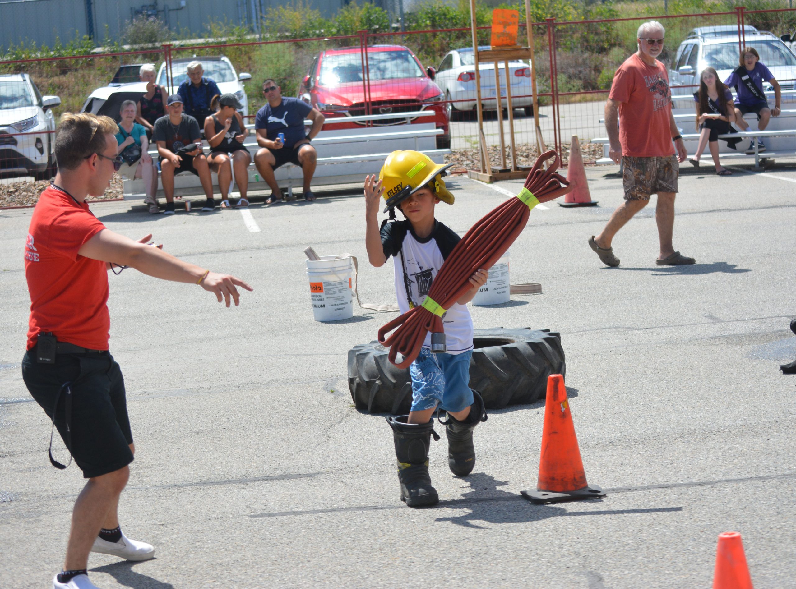 Kids play firefighter, adults rock at OFD 100 - TimesChronicle.ca