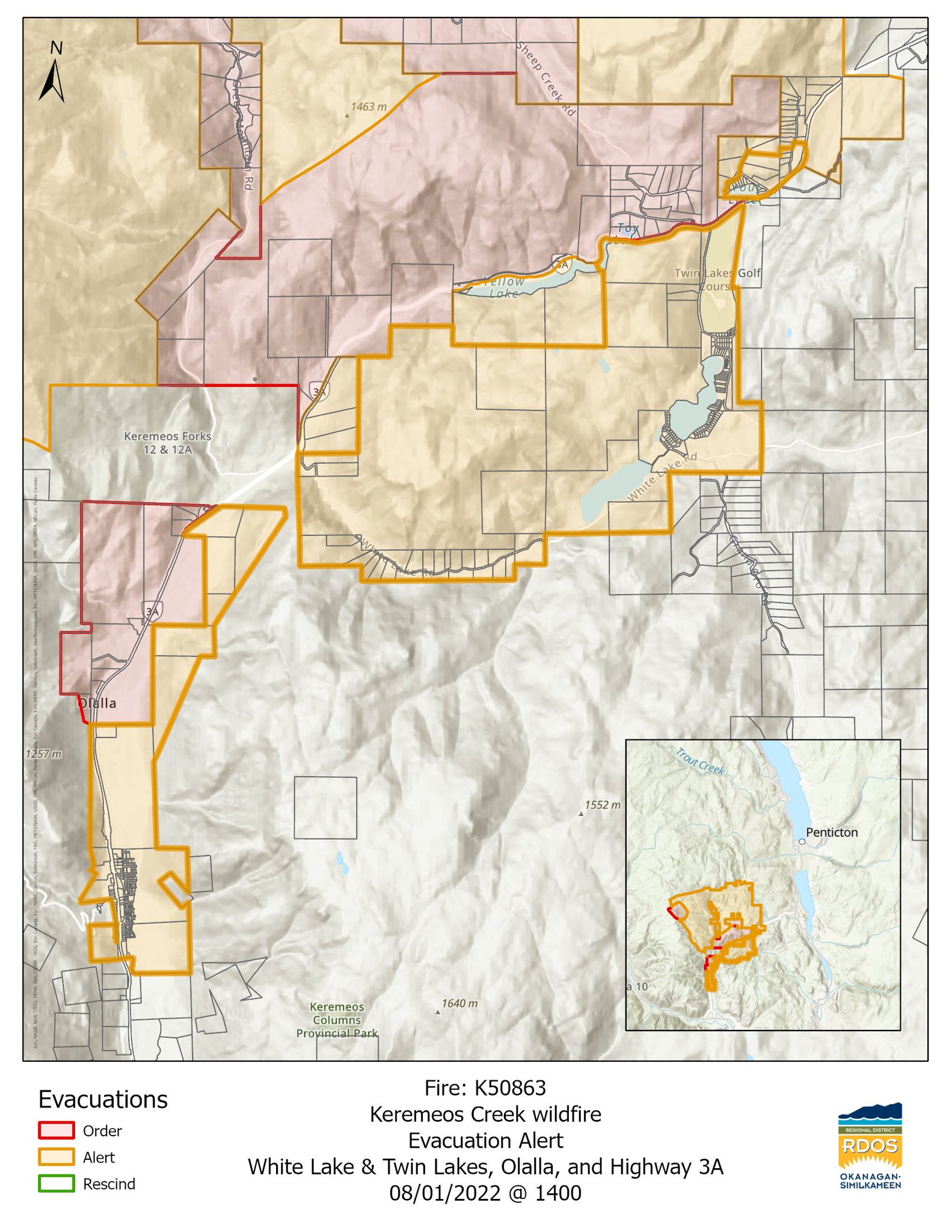 UPDATED: Keremeos Creek wildfire growth slowed by inversions ...