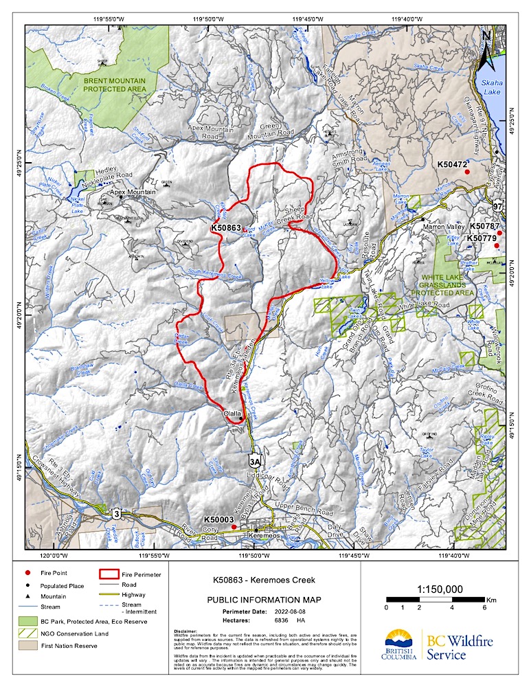 Crews ‘join the dots’ on Keremeos fire containment lines ...