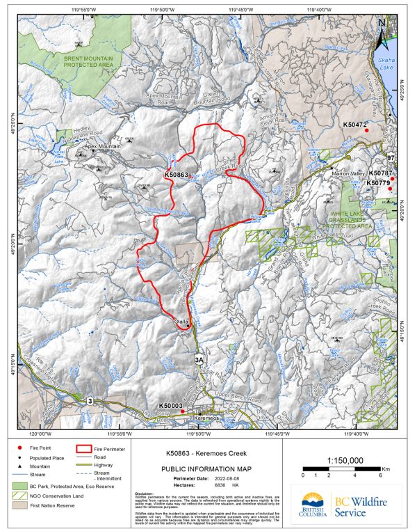 Western flank of Keremeos fire challenging - TimesChronicle.ca