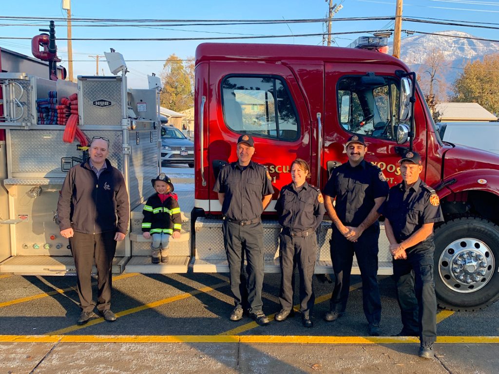 Osoyoos Fire Rescue gets new chief (for a day) - TimesChronicle.ca