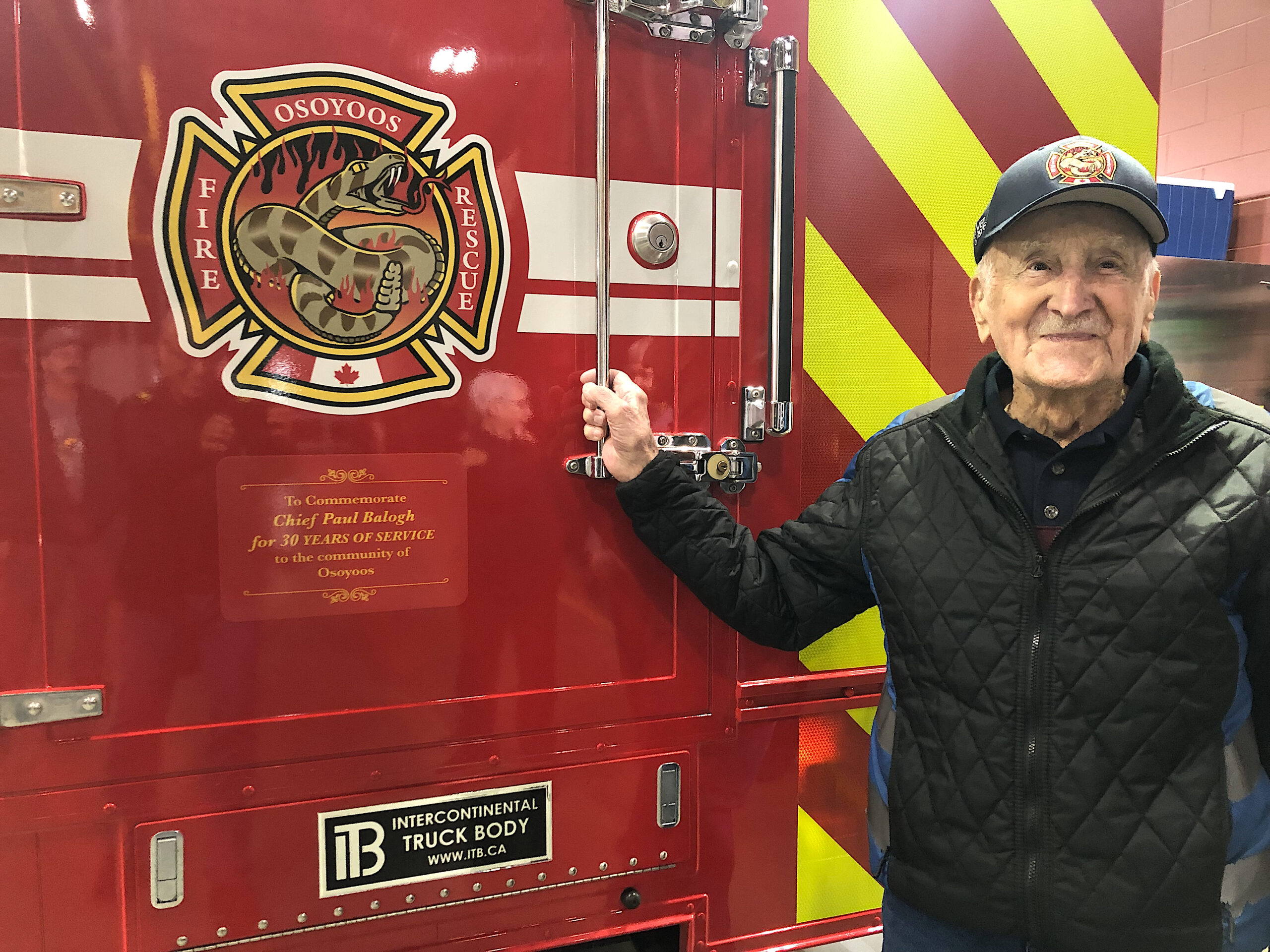 Osoyoos Fire Rescue honours decades of service - TimesChronicle.ca