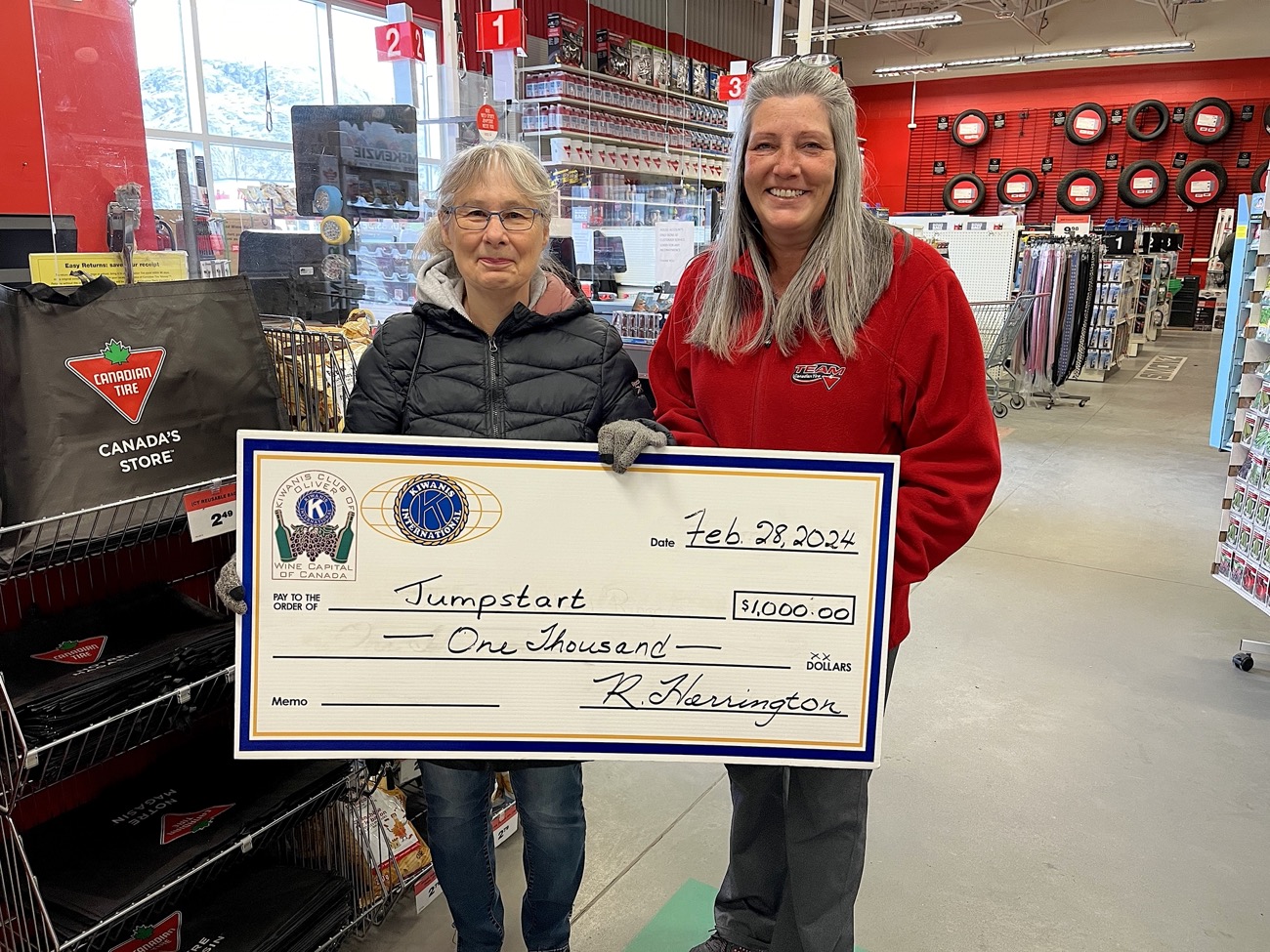 Kiwanis helps add some lift to the Jumpstart charities - TimesChronicle.ca