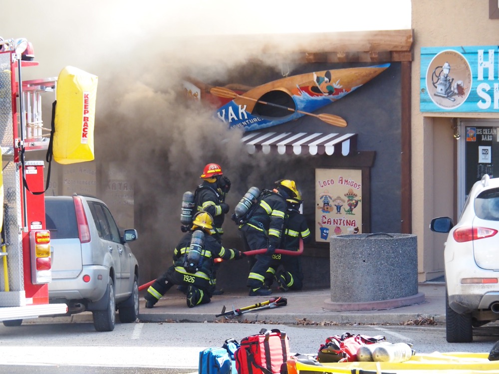 UPDATE: Loco Amigos fire contained Main St. open - TimesChronicle.ca