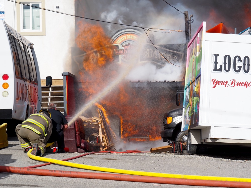 UPDATE: Loco Amigos fire contained Main St. open - TimesChronicle.ca
