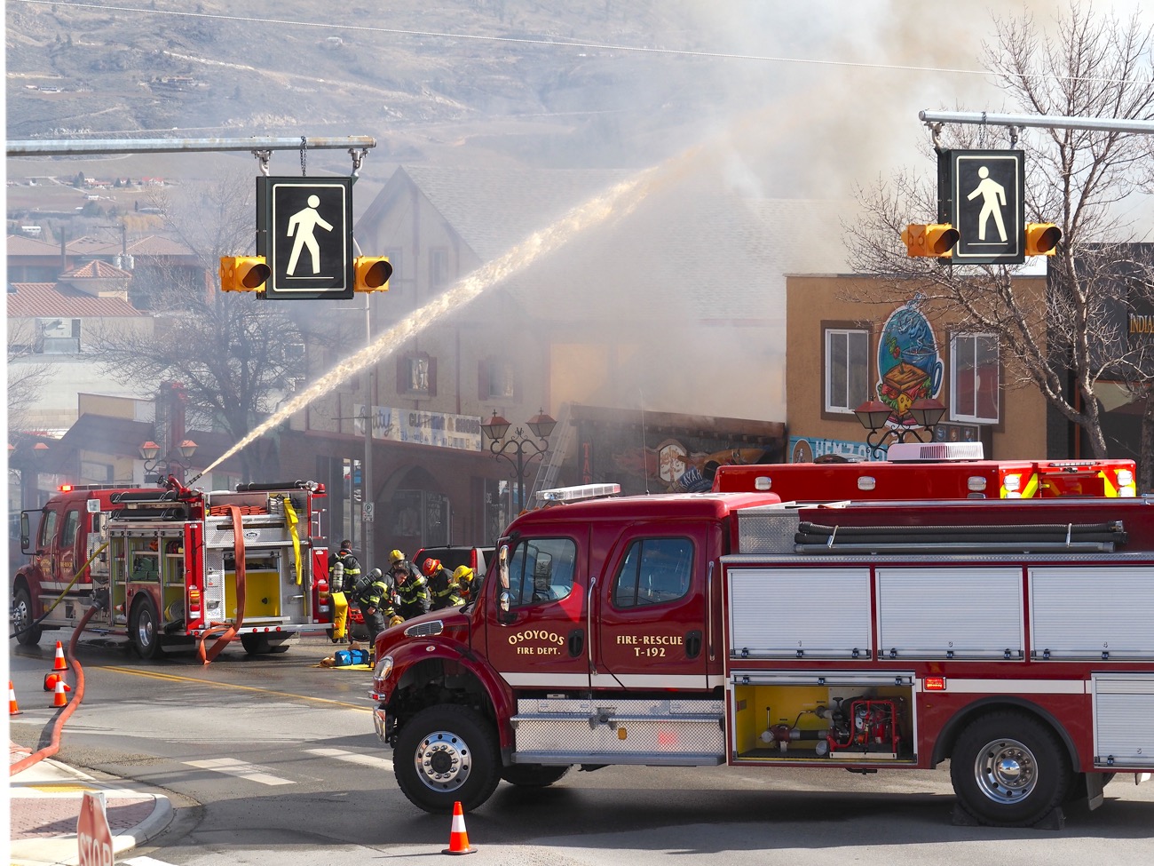 Osoyoos fire chief praises team effort on Main St. fire - TimesChronicle.ca
