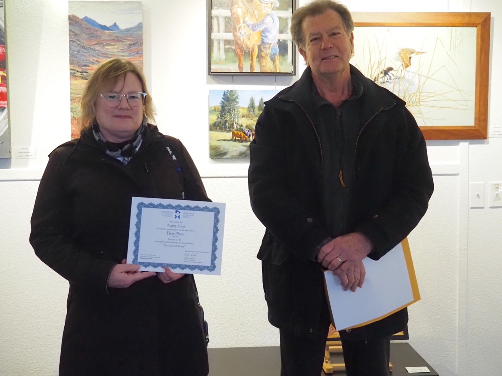 Life is like a bowl full of cherries at the Osoyoos art gallery ...