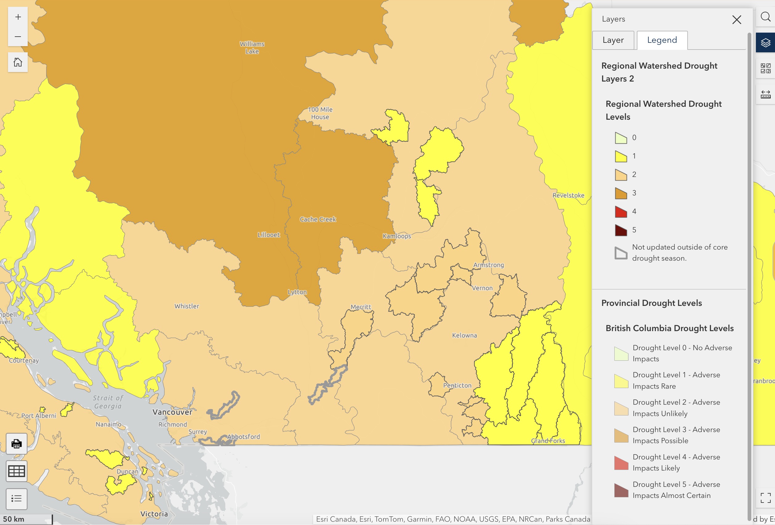 Okanagan region moved to Level 2 drought rating - TimesChronicle.ca