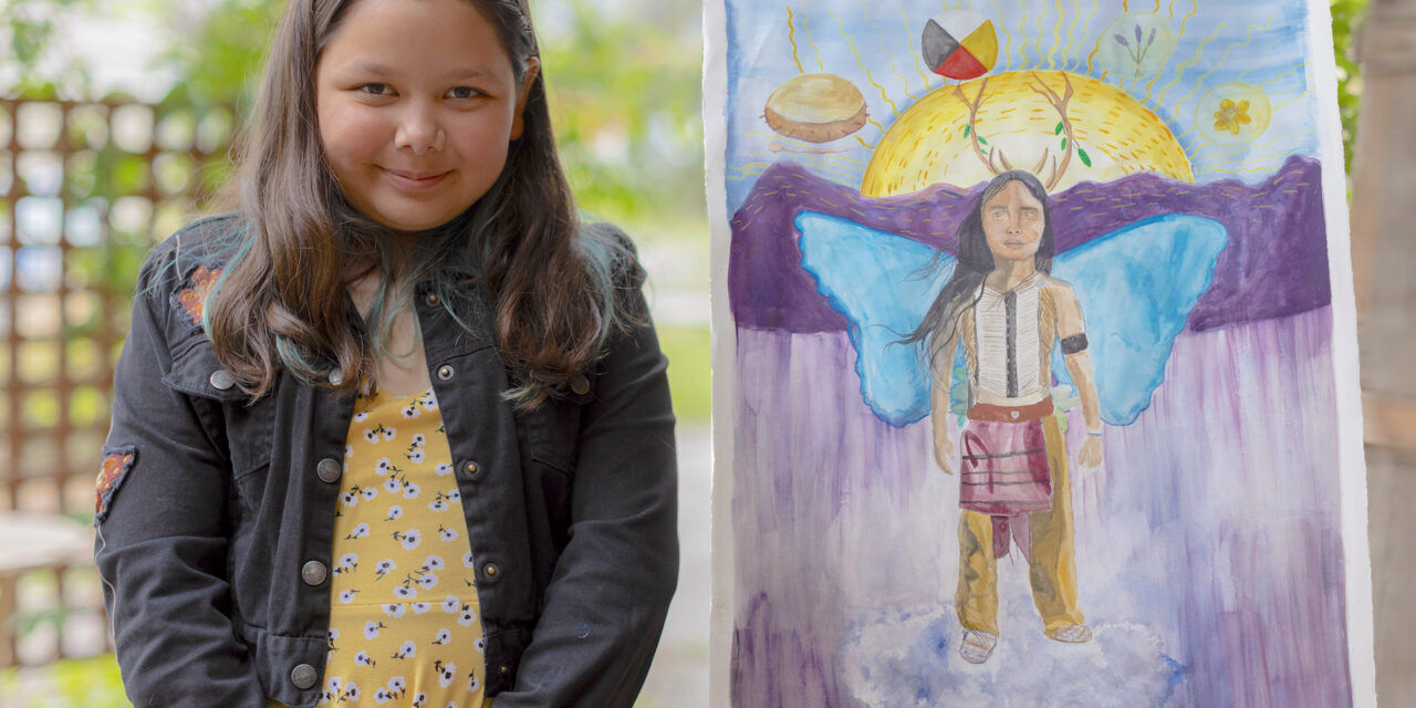 Senpaq’cin student wins top art award - TimesChronicle.ca
