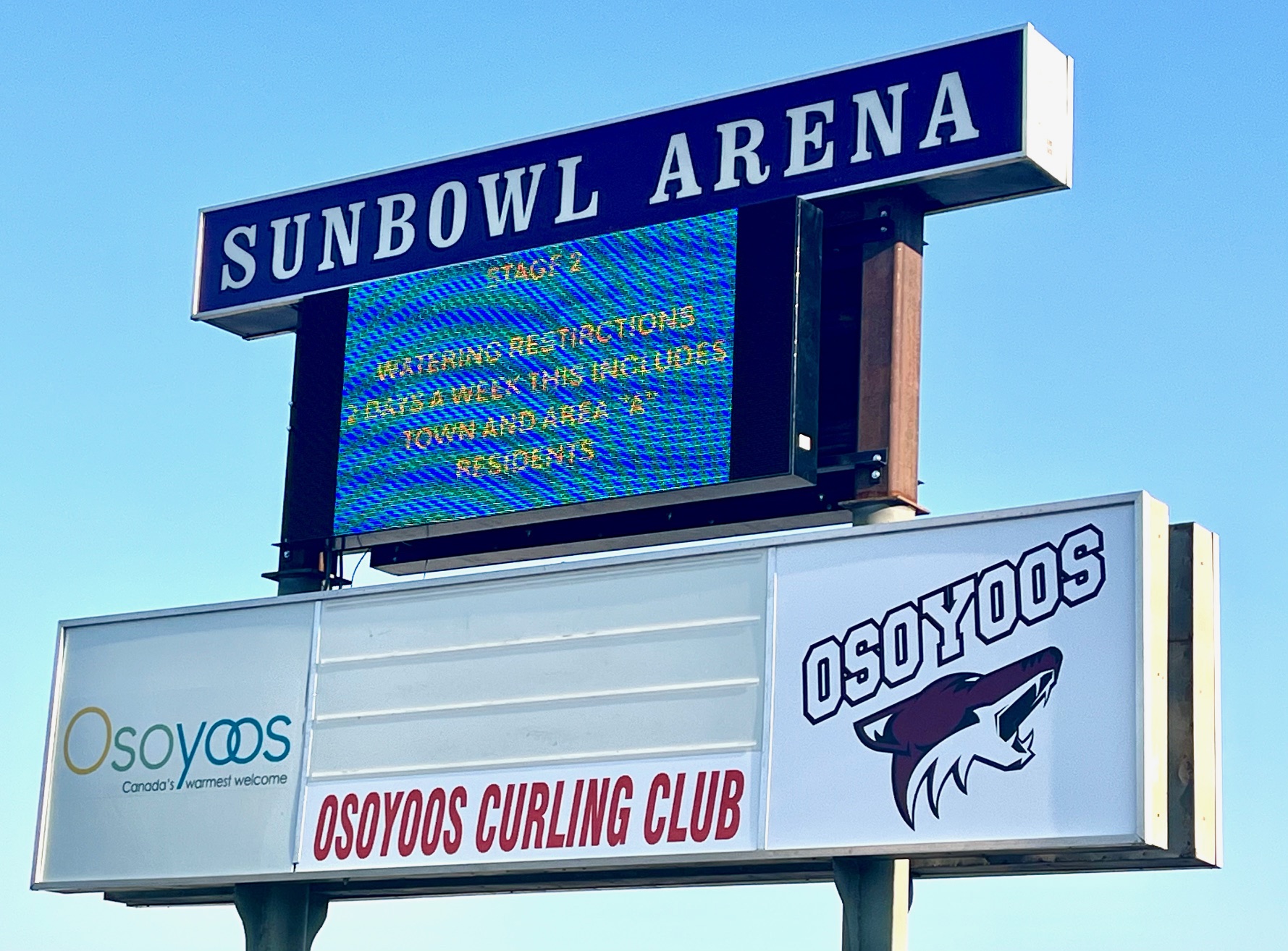 Draft policy for new electronic sign board discussed - TimesChronicle.ca