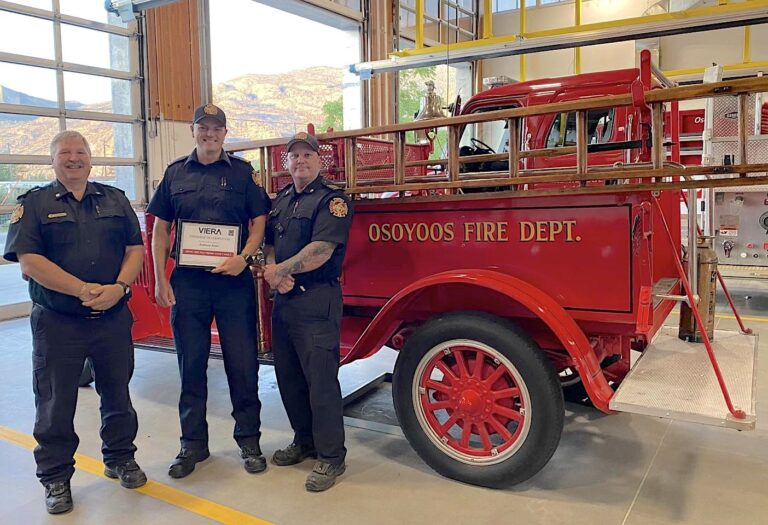 Two Osoyoos firefighters join '1001 club' - TimesChronicle.ca