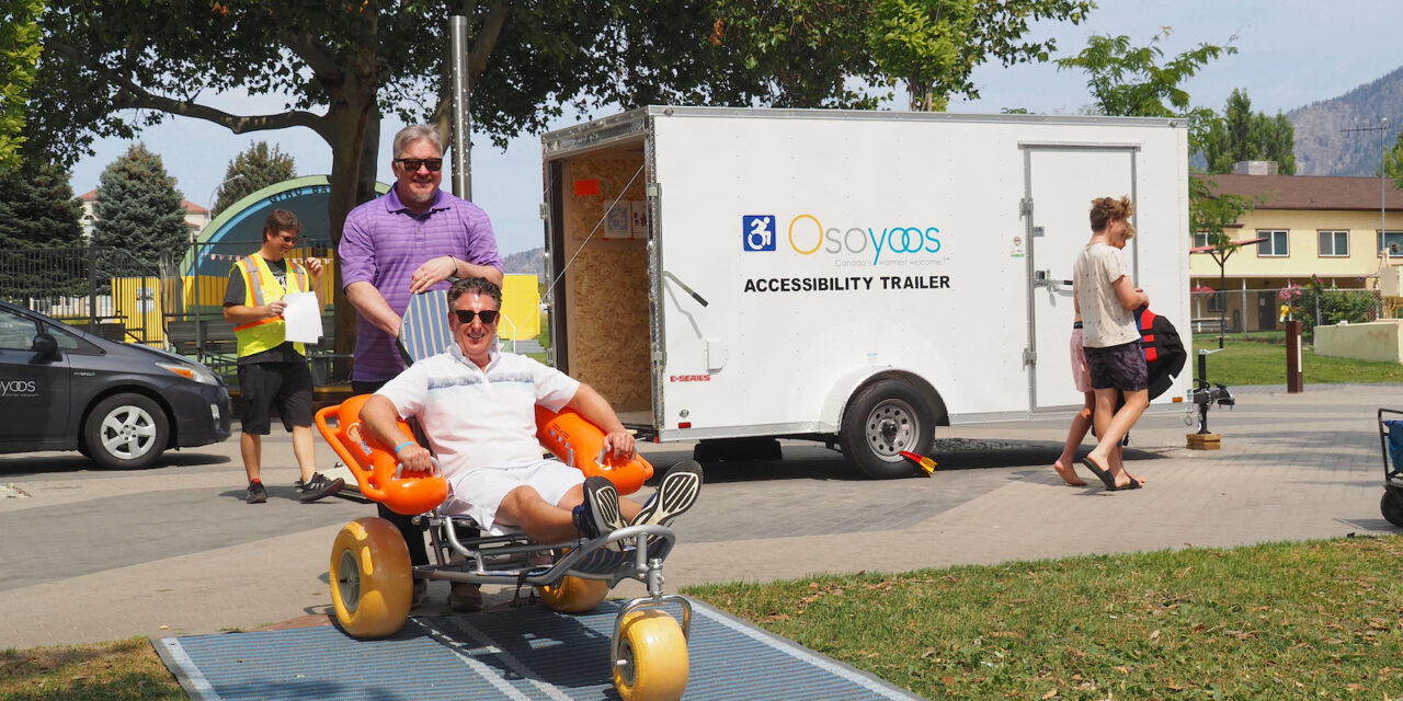 Osoyoos unveils its new accessibility trailer - TimesChronicle.ca