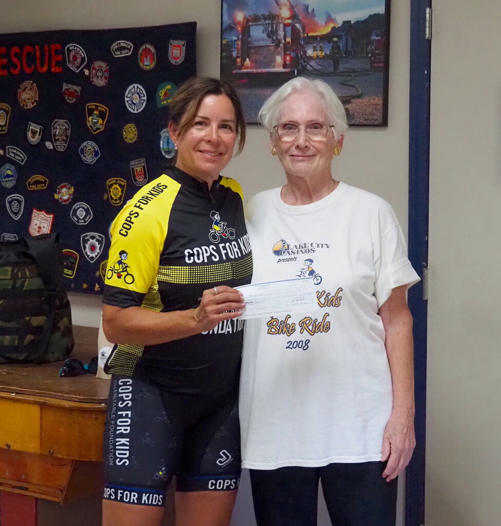 Lions donates $1k as Cops for Kids rolls through - TimesChronicle.ca