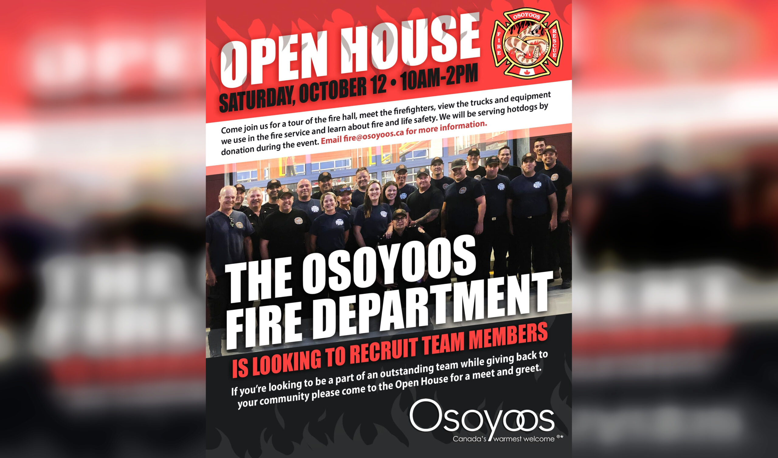 Osoyoos Fire Rescue's Open House this Saturday - TimesChronicle.ca
