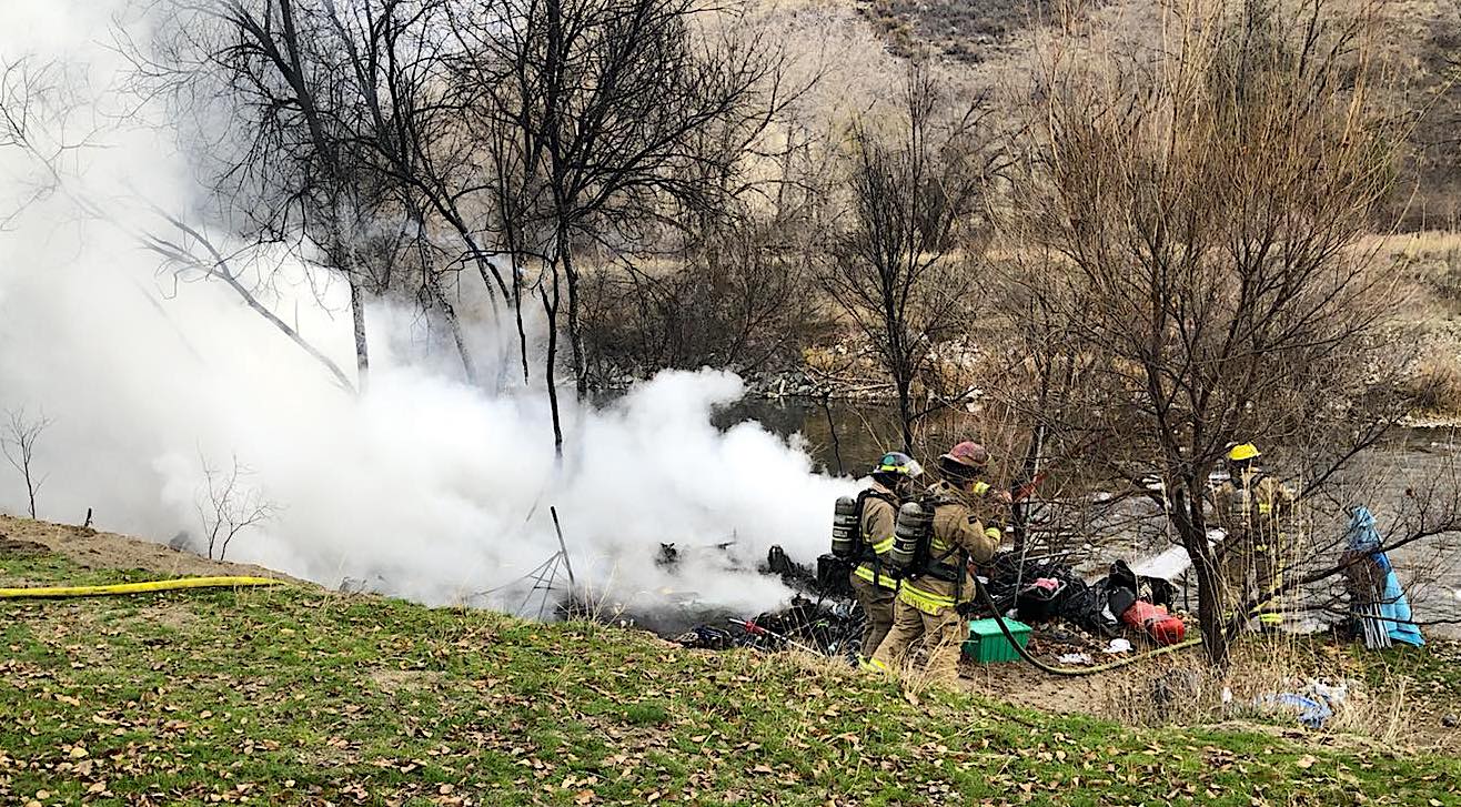 Fire and propane tank explosions at homeless encampment - TimesChronicle.ca