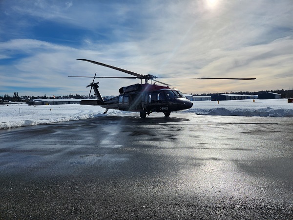 RCMP Black Hawk takes to BC-US border skies - TimesChronicle.ca