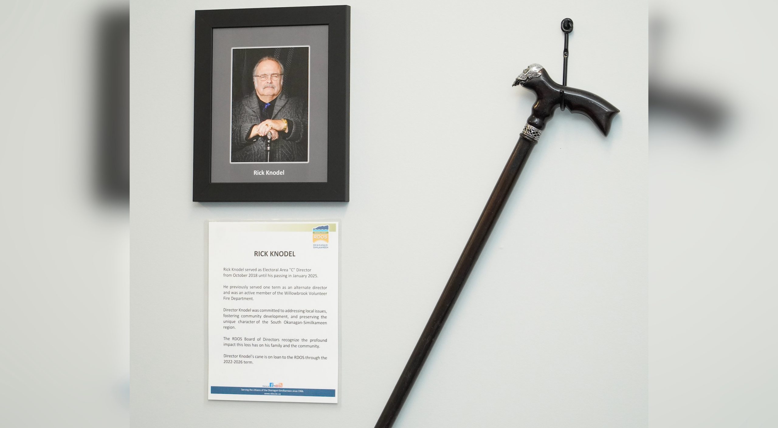 RDOS memorial display pays tribute to Rick Knodel - TimesChronicle.ca