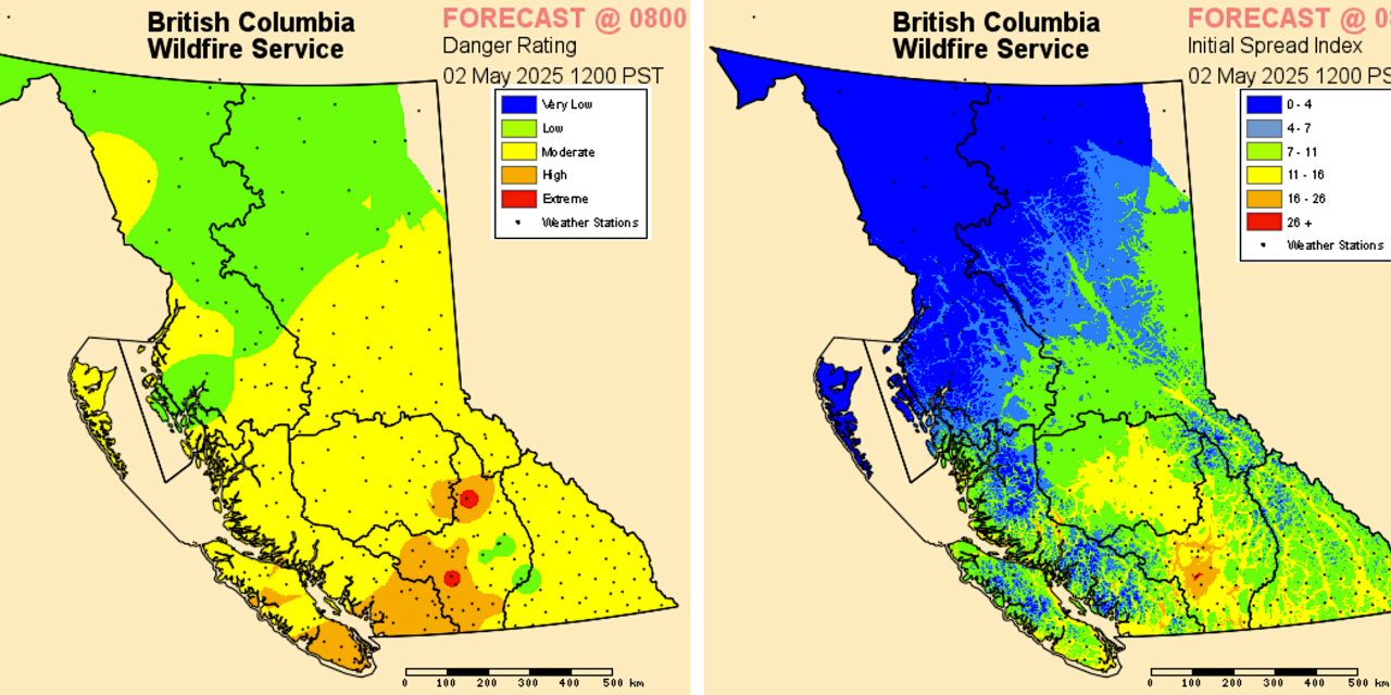 Elevated wildfire risk in Southern Interior says BC Wildfire ...
