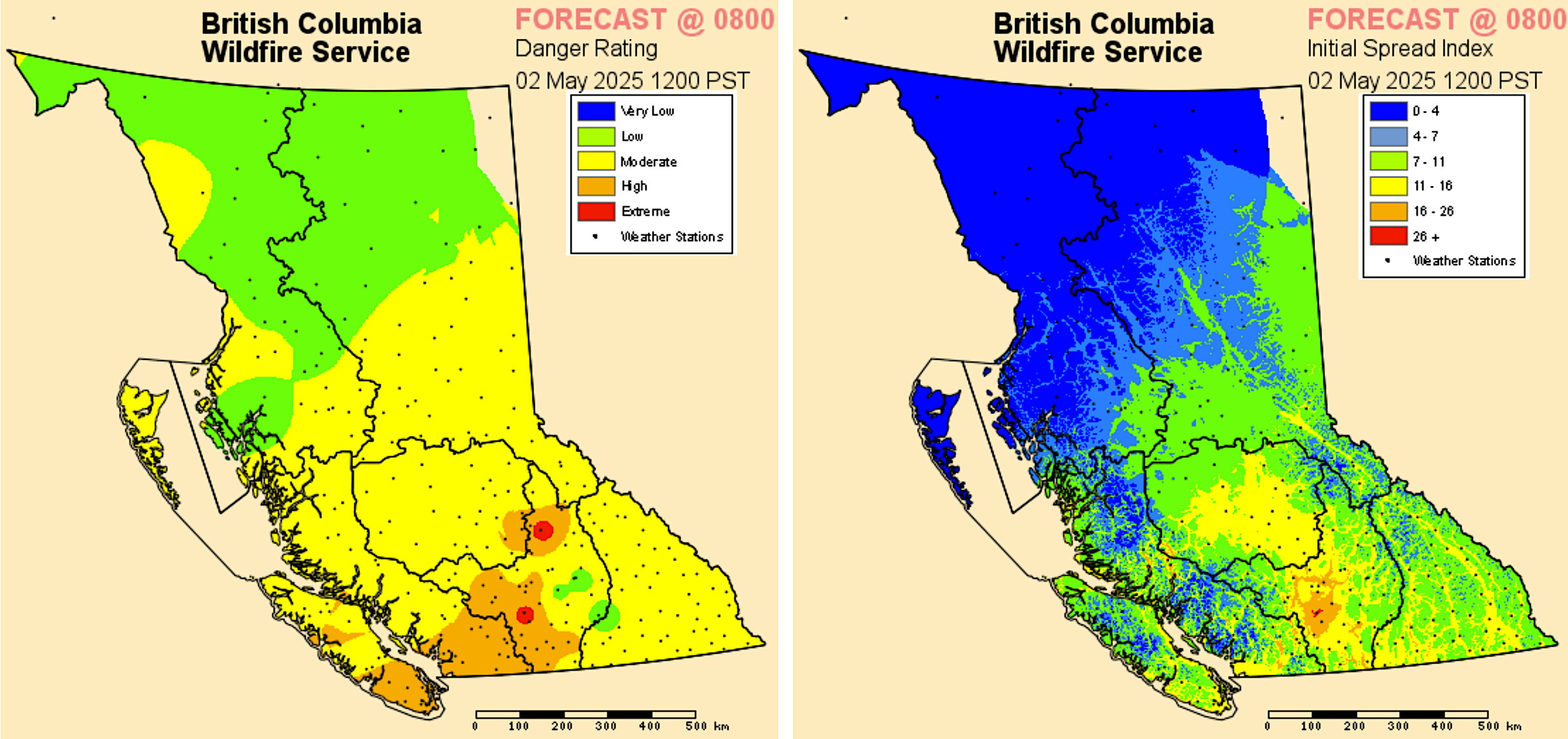 Elevated wildfire risk in Southern Interior says BC Wildfire ...