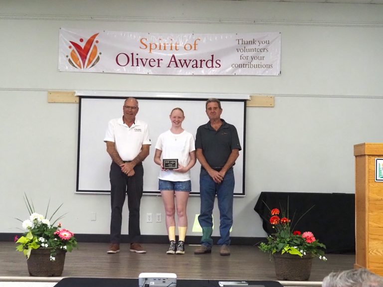 Spirit of Oliver Awards honours community volunteers - TimesChronicle.ca