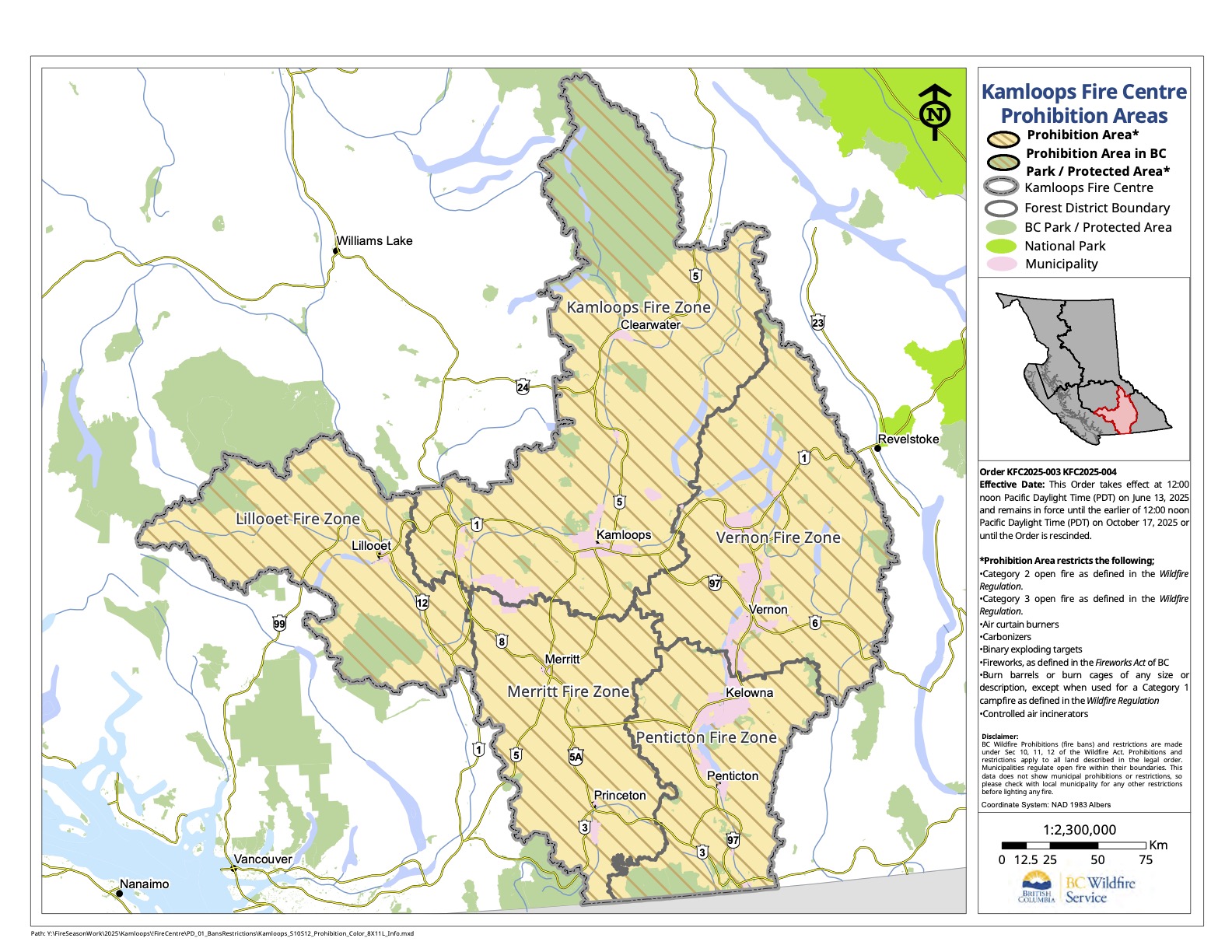 Region moves to Cat2 open fire ban on Friday - TimesChronicle.ca