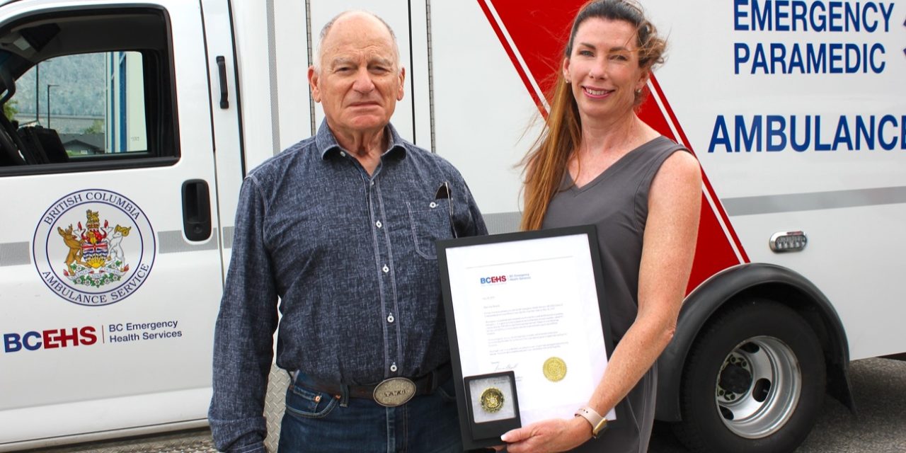 Retired RCMP officer honoured for saving life - TimesChronicle.ca