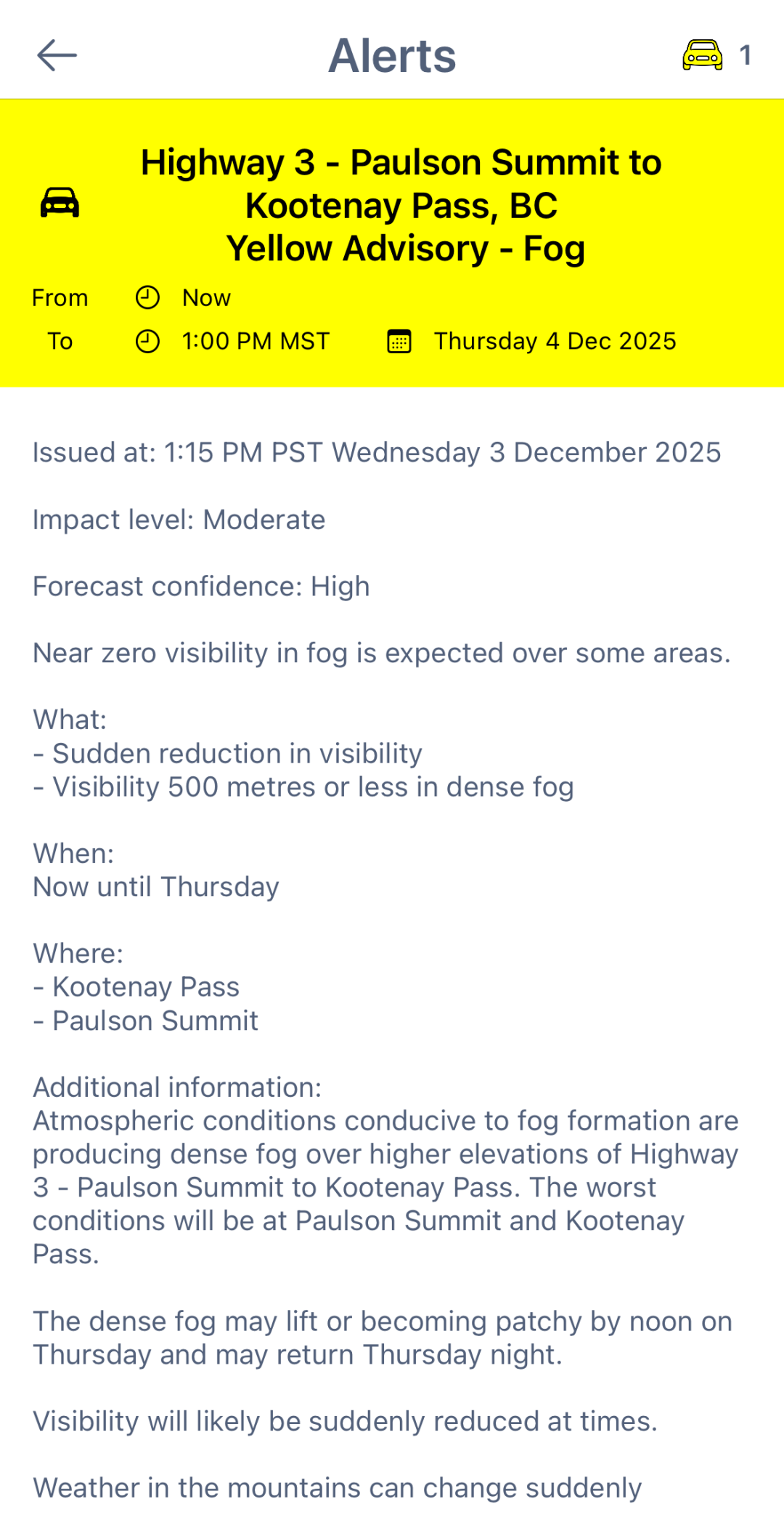 New colour-coded weather alert system - TimesChronicle.ca